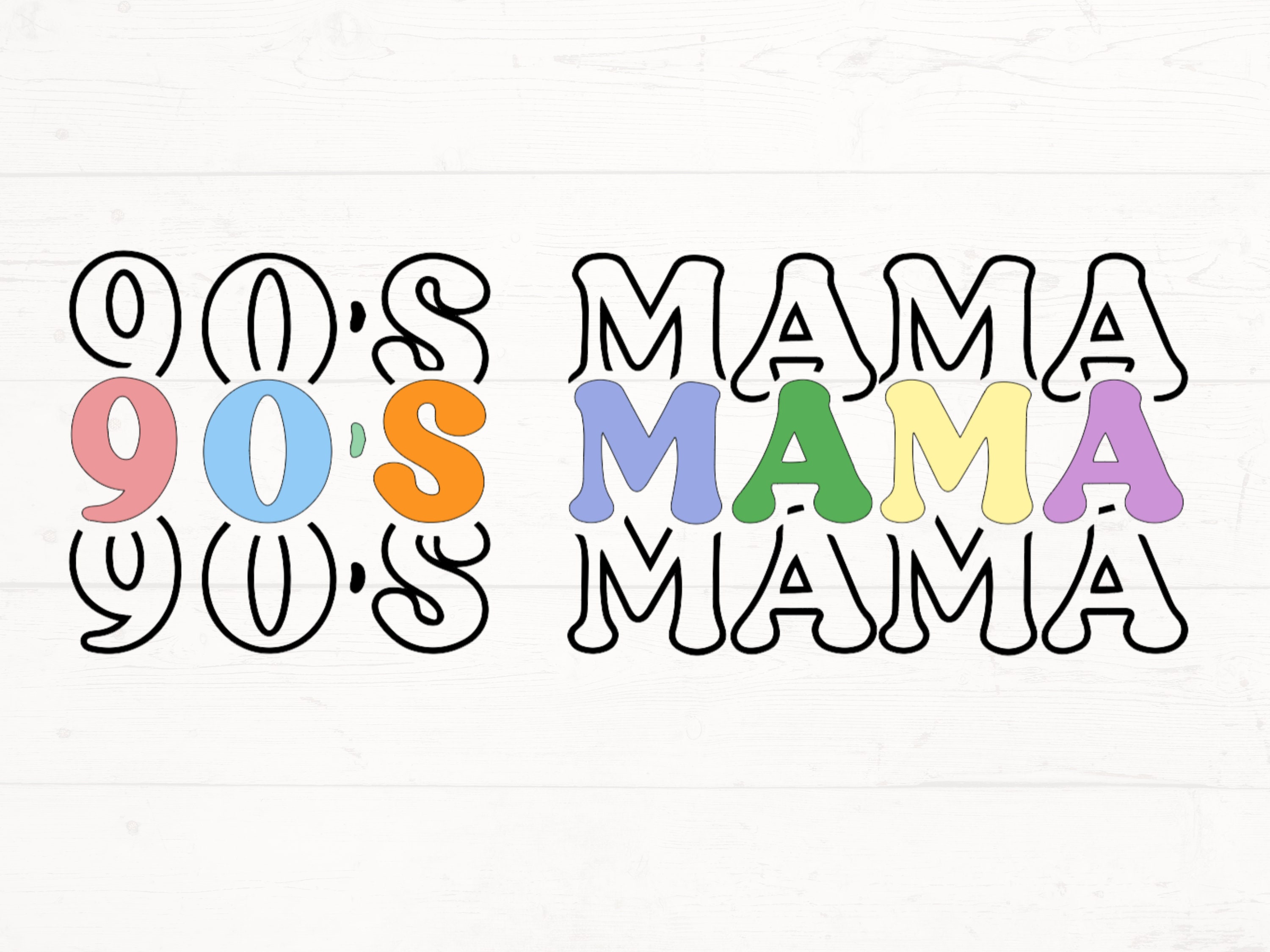 90's Mama Svg, 90's Mom Png, 90s Mom Shirt Design Digital Download ...