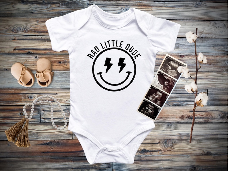 Rad Little Dude Smiley Face SVG, Toddler Cut File, Kid Shirt Svg ...