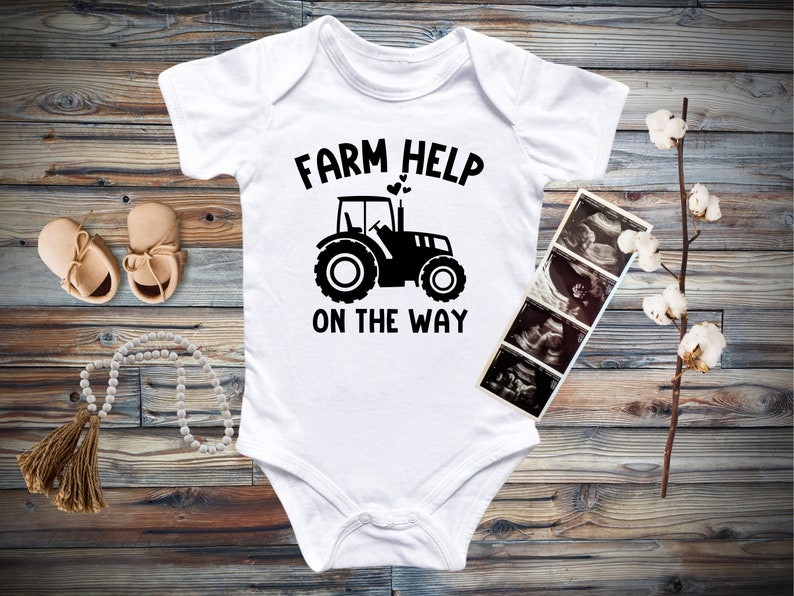 Farm Help on the Way Svg, Pregnancy Announcement Svg, Funny Farm Baby ...