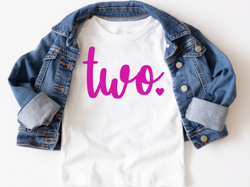 Two SVG, Two PNG, Second Birthday Svg, Two-year-old Birthday Svg, 2nd ...