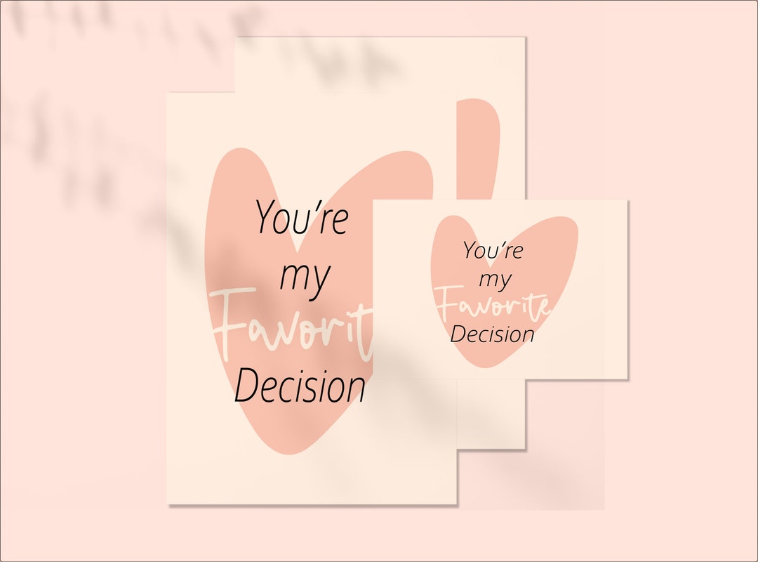 You Are My Favorite,lover Greeting Card , Birthday Card, Best Friend ...