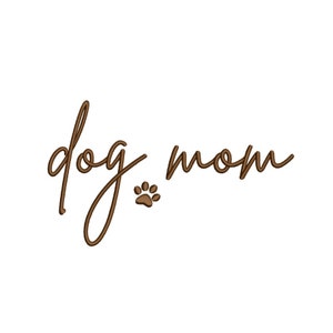 Dog Mom Embroidery Design, 5 Sizes - Etsy