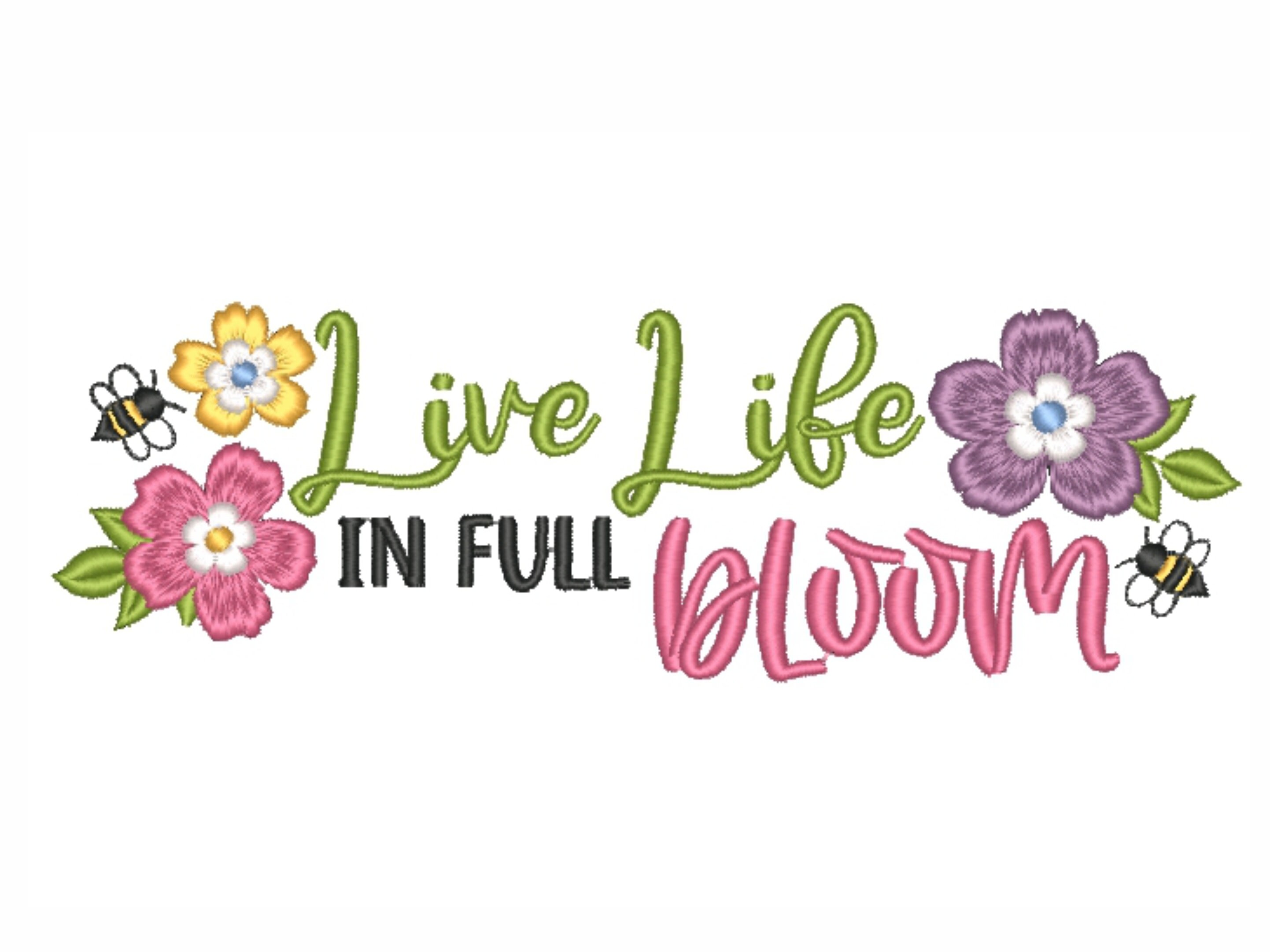 Spring Embroidery Design - Etsy