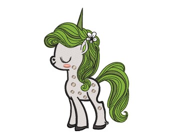 Unicorn Embroidery Design 3 Sizes Instant Download | Etsy