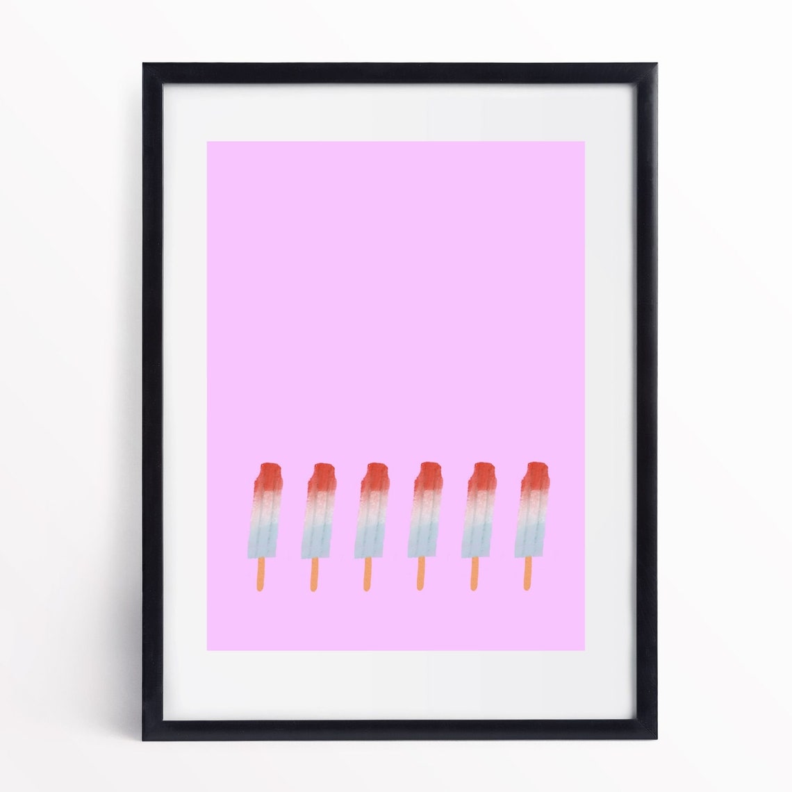 Popsicles-pink Background. ***DIGITAL DOWNLOAD*** - Etsy