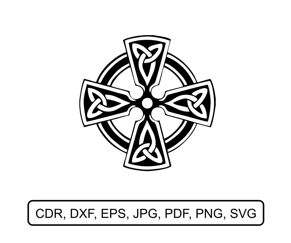 Celtic Iron Cross svg dxf laser cnc | Etsy