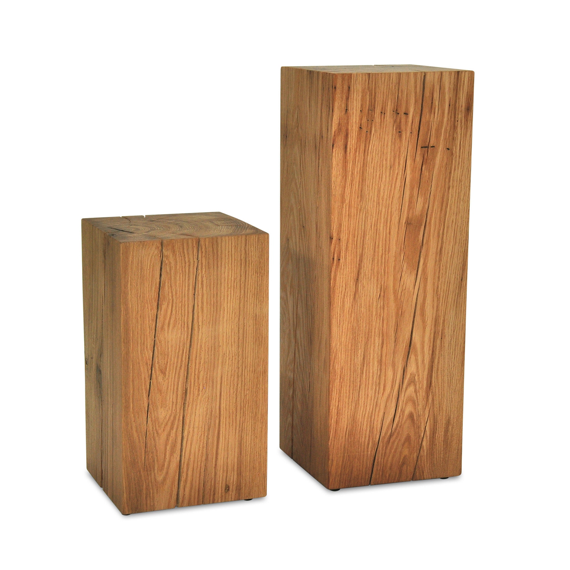 Holzblock HOLZKLOTZ Beistelltisch Hocker Bout De Canapé 25x25 - Etsy