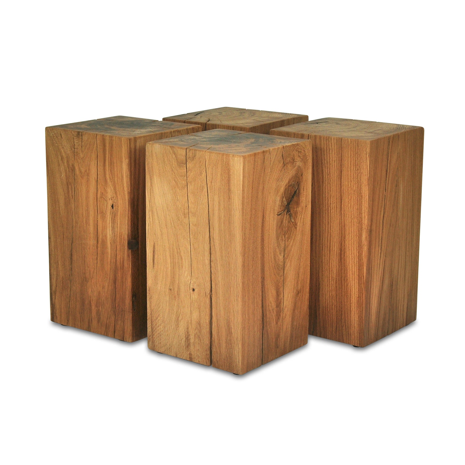 Holzblock HOLZKLOTZ Beistelltisch Hocker Bout de canapé 25x25 - Etsy.de