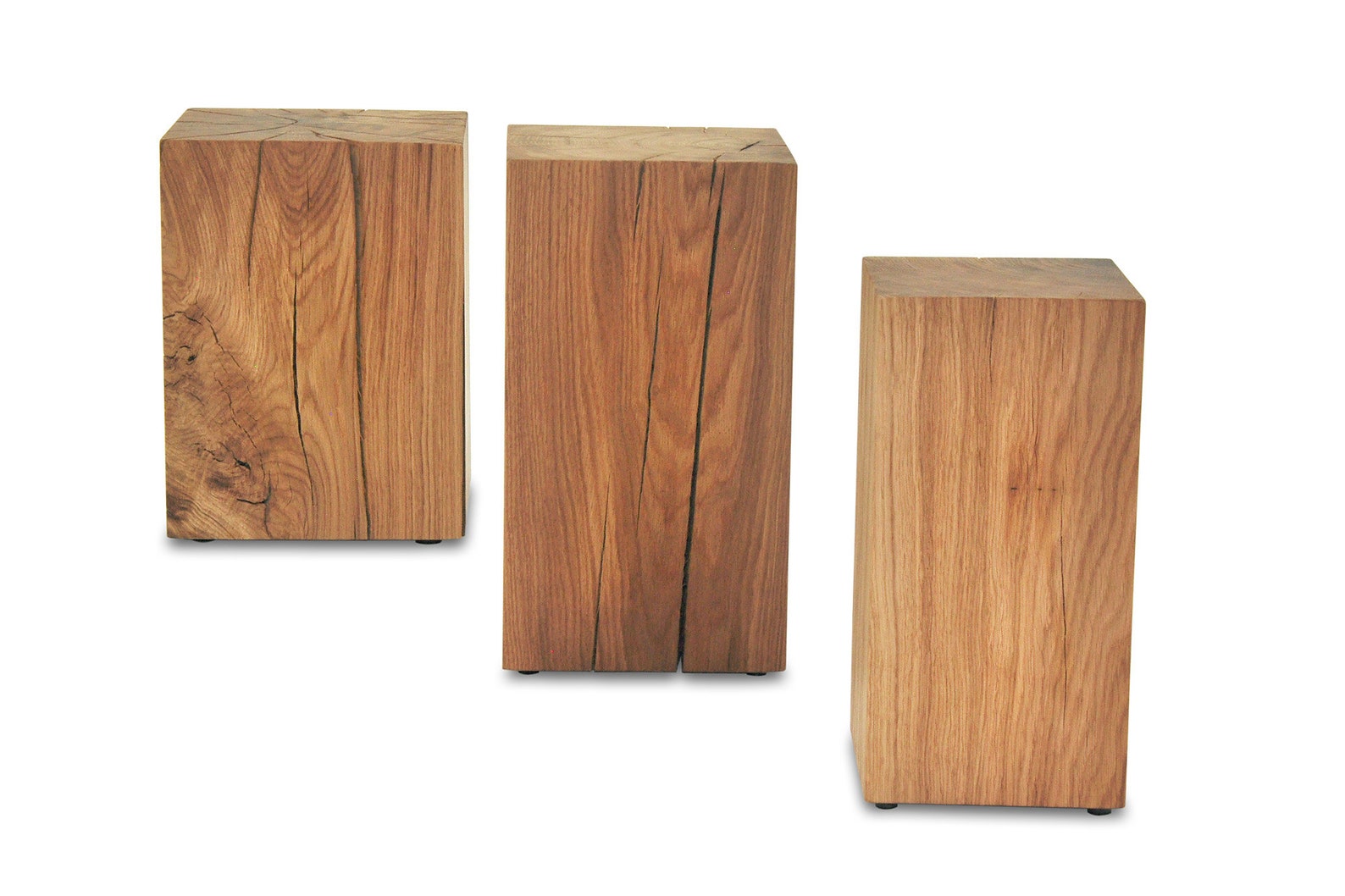 Holzblock HOLZKLOTZ Beistelltisch Hocker Bout de canapé 25x25 | Etsy