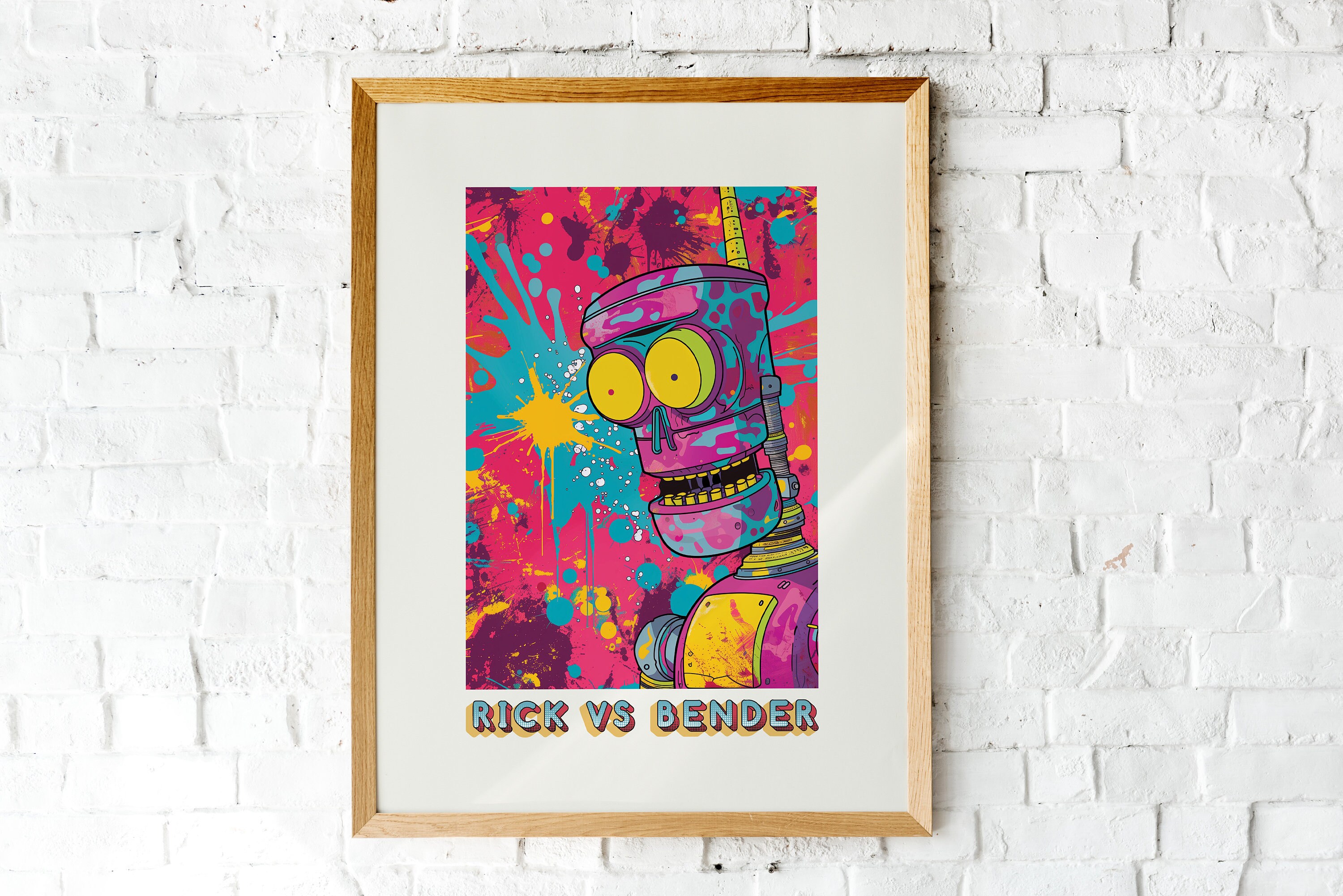 Rick From Rick and Morty and Bender From Futurama in One Body in Pop ...