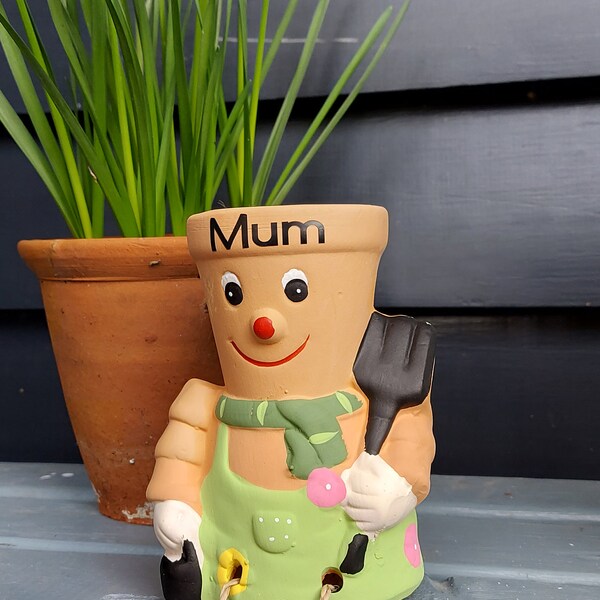 Personalised Flower Pot People - Etsy UK