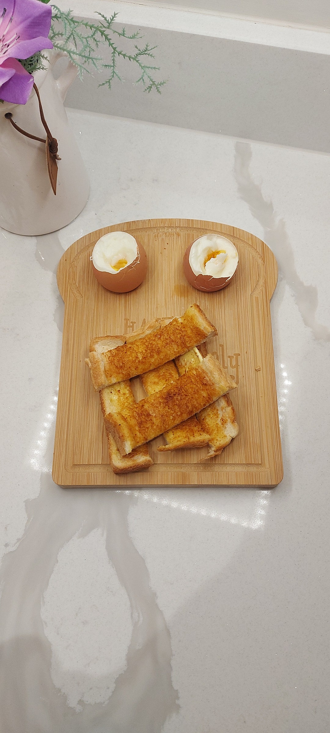 Egg and Toast Plate Serving Board Egg and Soldiers Dippy Egg and ...