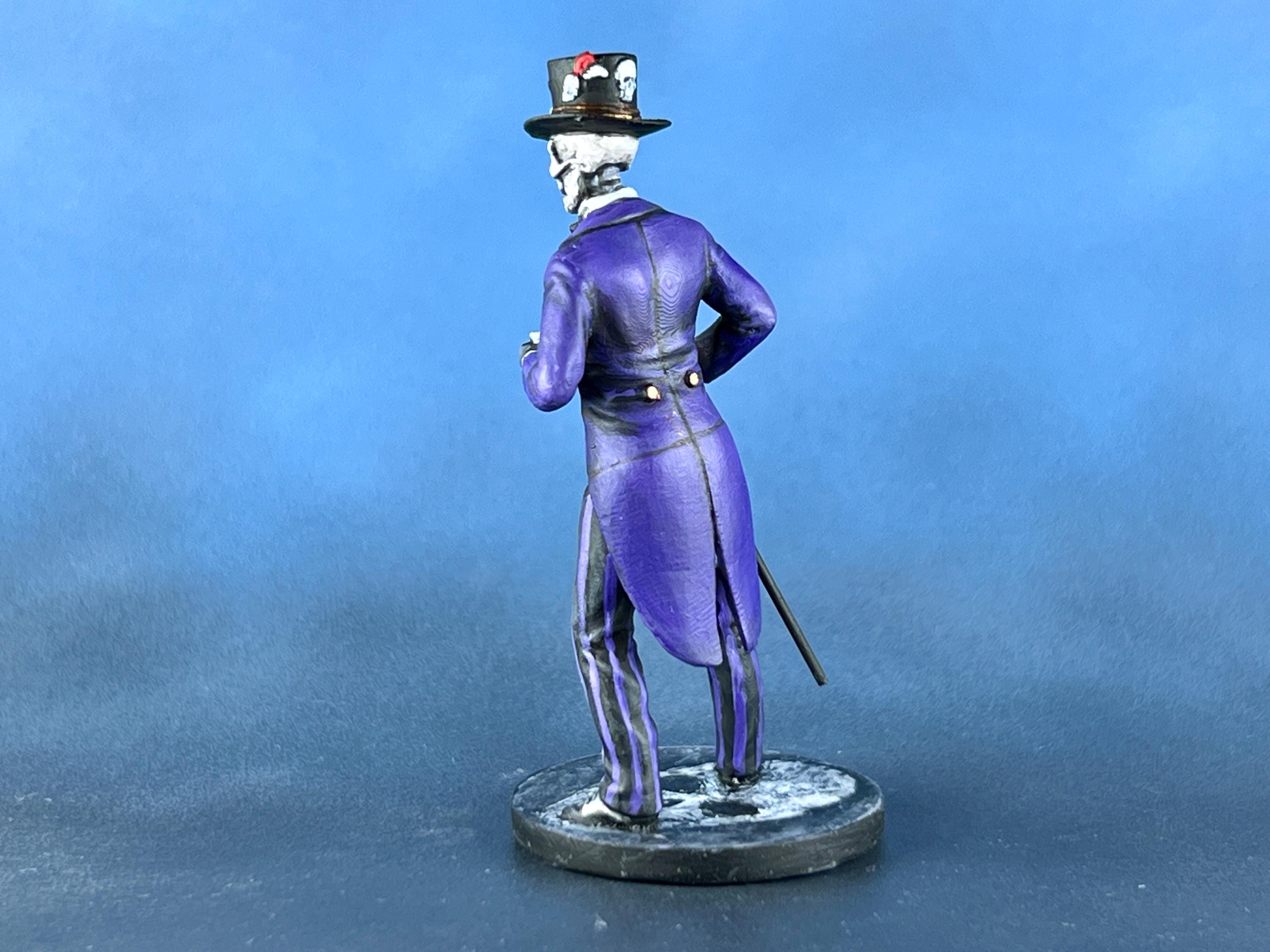3D Printed Baron Samedi Voodoo Figurine - Unique Desktop Souvenir ...