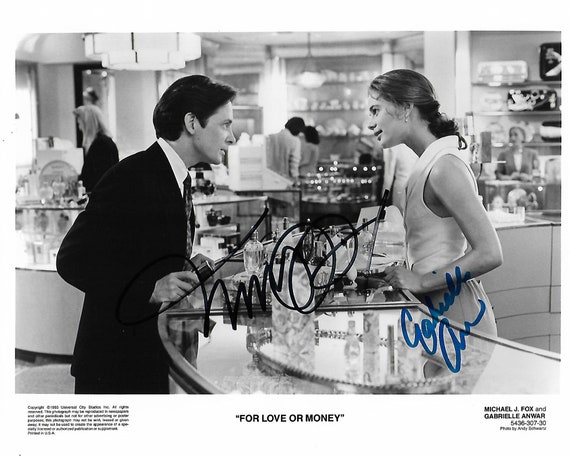 Michael J Fox & Gabrielle Anwar Autographed 8 X 10 Signed - Etsy