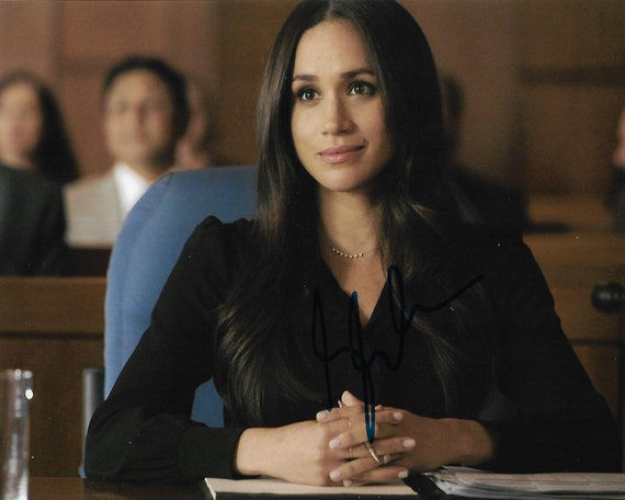 MEGHAN MARKLE Autographed 8 X 10 Signed Photo COA - Etsy