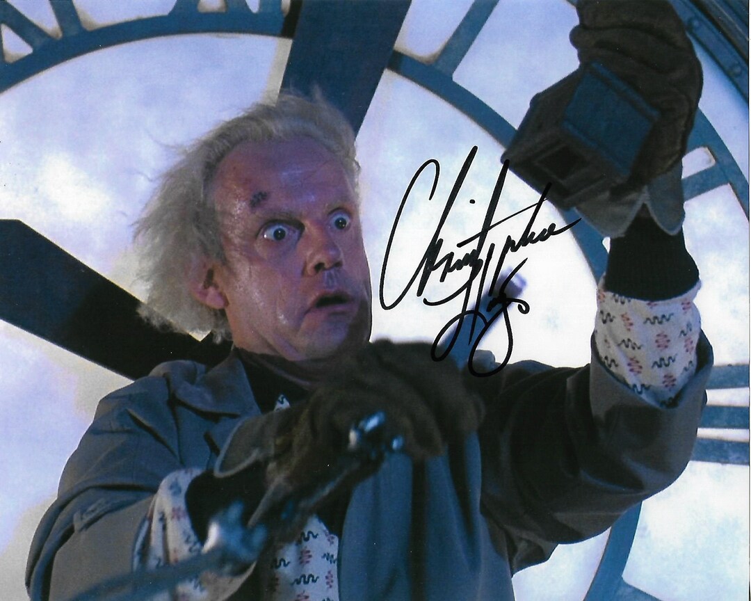 CHRISTOPHER LLOYD "back to the Future" Autographed 8 X 10 Signed Photo ...