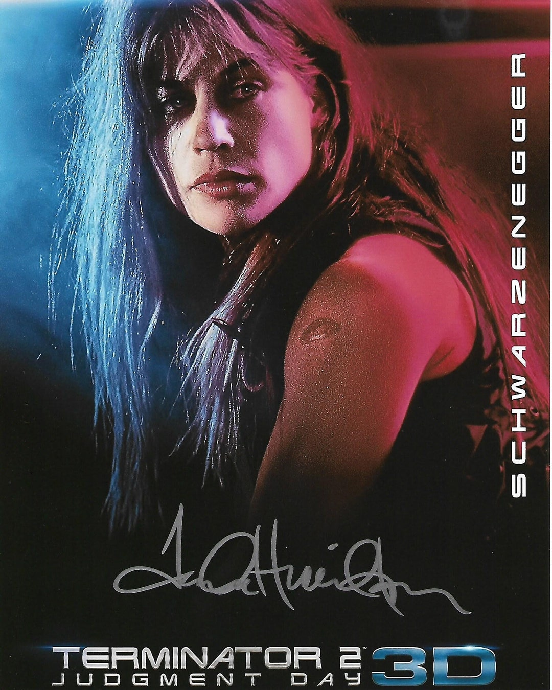 LINDA HAMILTON terminator 2 Autographed 8 X 10 - Etsy