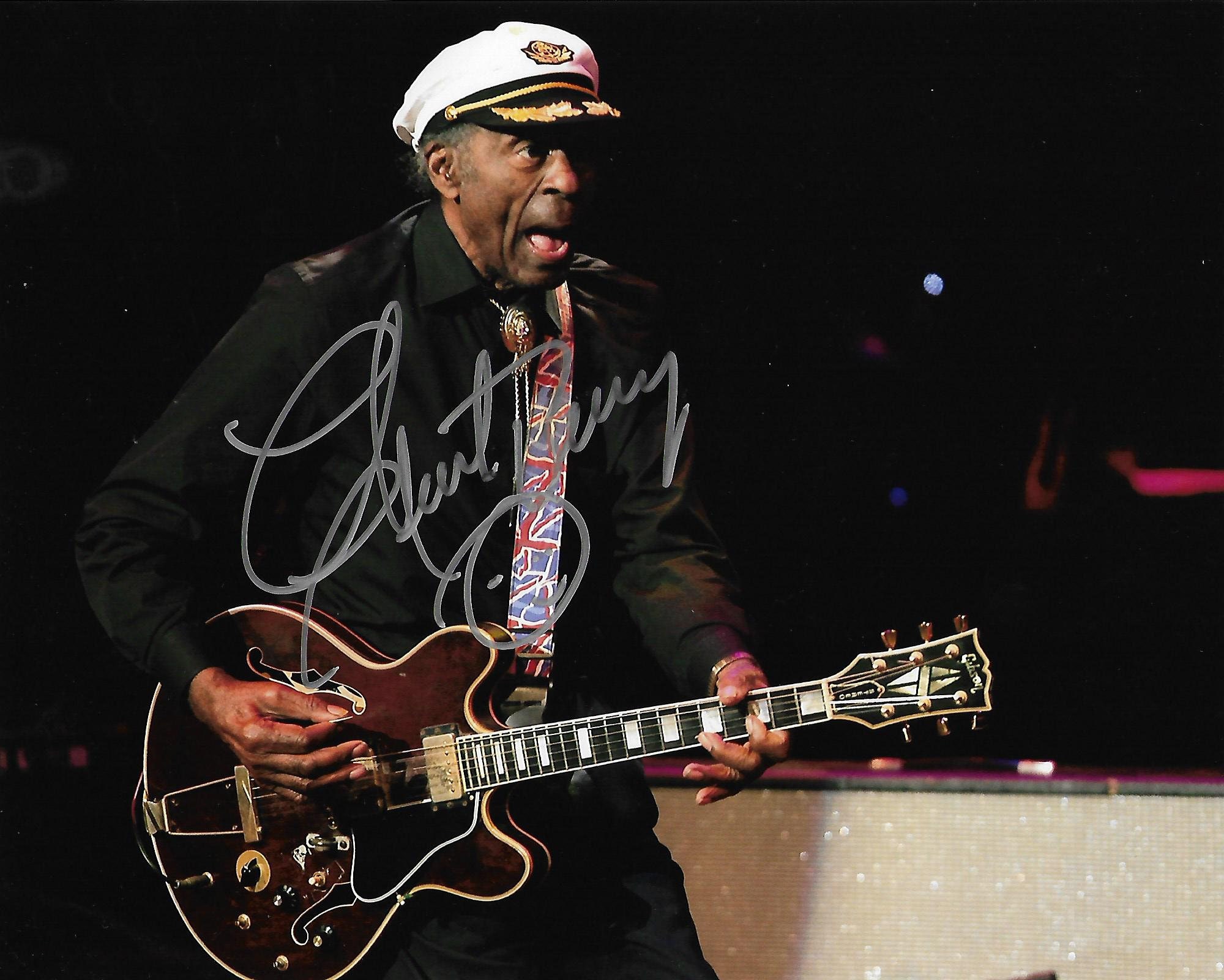 CHUCK BERRY Autographed 8 x 10 Signed Photo COA | Etsy