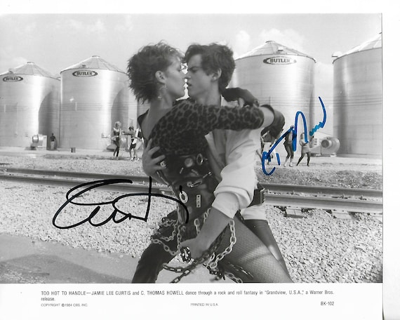 Jamie Lee Curtis & C Thomas Howell Autographed 8 X 10 Signed - Etsy