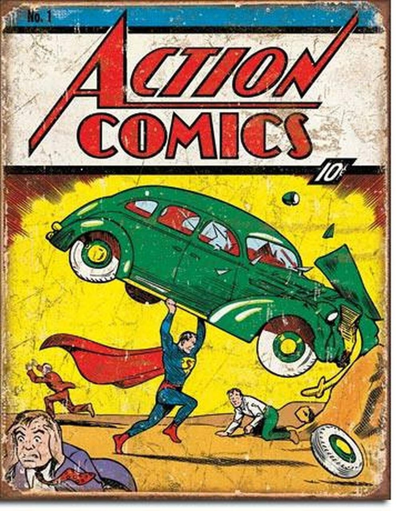 Action Comics Number 1 Cover 12 X 16 Metal Sign - Etsy