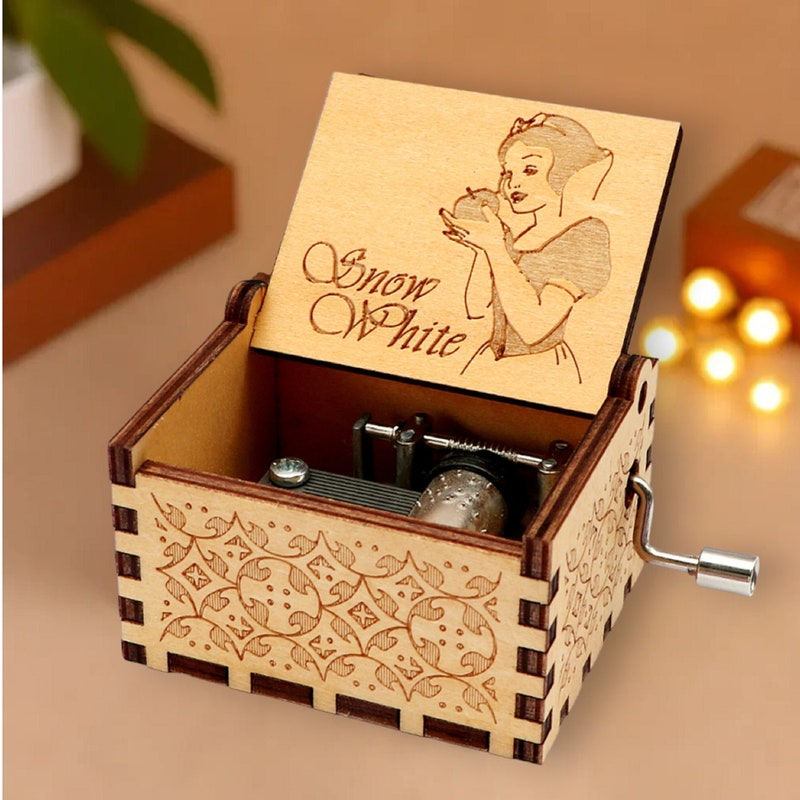 Vintage Music Box White - Etsy UK