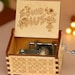 Music Box 3D Light Led Theme Music Wooden Engraved Handmade Custom ...