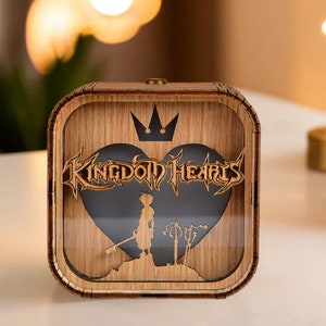 Kingdom Hearts Music Box 3D Light LED Simple and Clean Song Theme Music ...