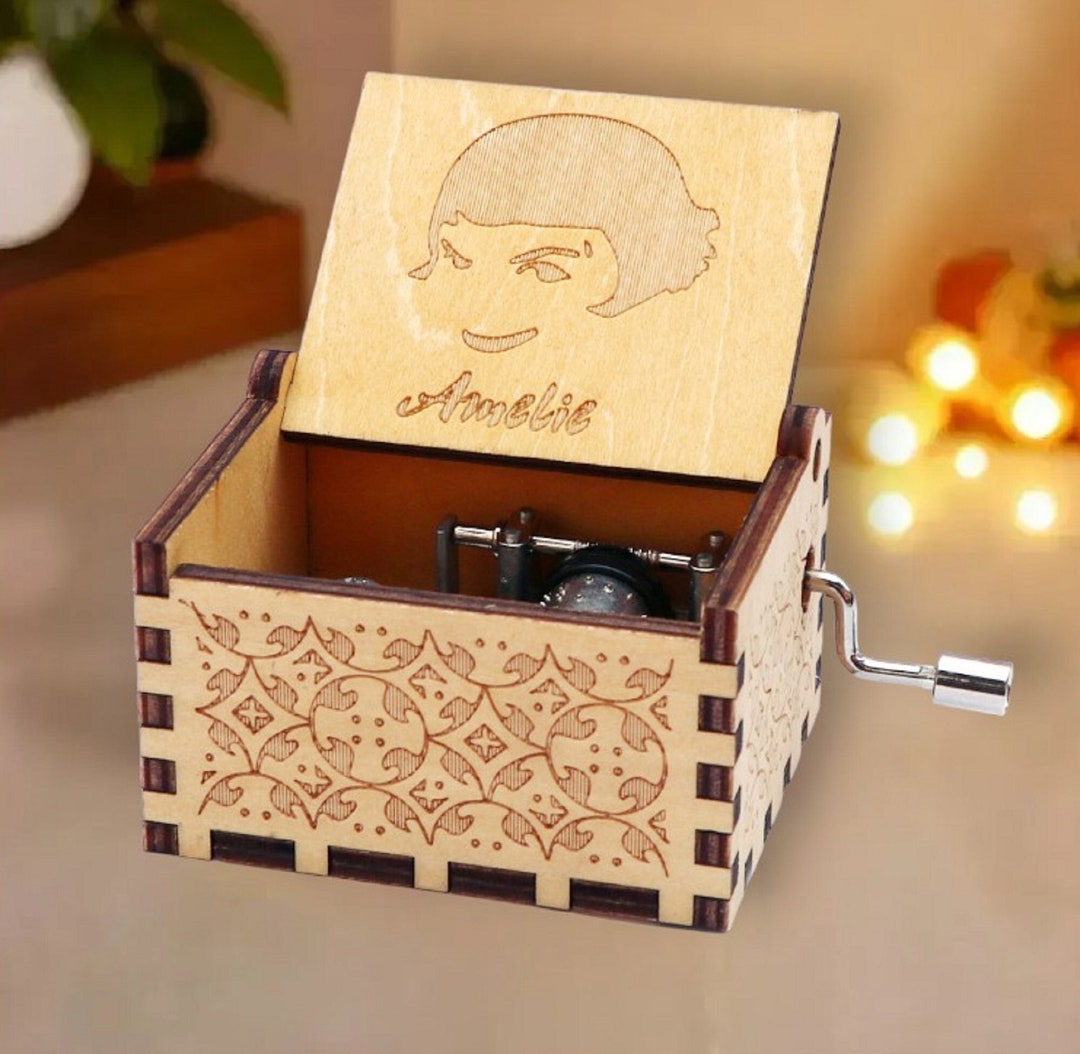 Amelie Music Box La Valse D'amelie Song Theme Music Chest Wooden ...
