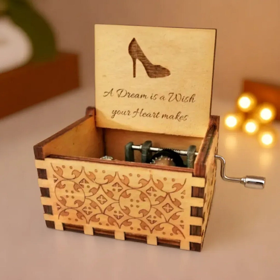 Cinderella Music Box A Dream is a Wish Your Heart Makes Theme Music ...