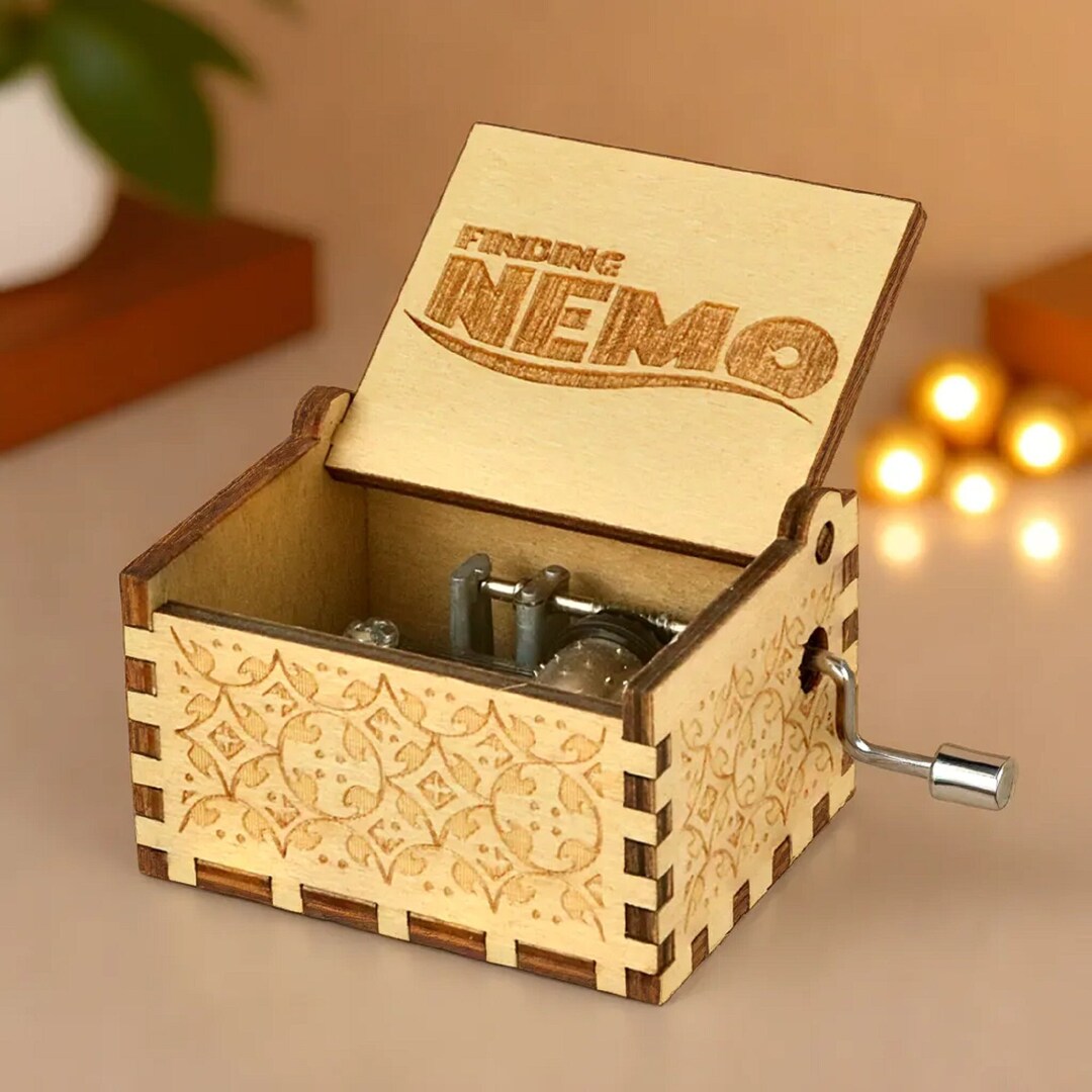 Finding Nemo Music Box 'beyond the Sea' Theme Music Chest Wooden ...