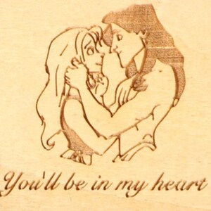 Tarzan Music Box You'll Be in My Heart Theme Music Chest Wooden ...