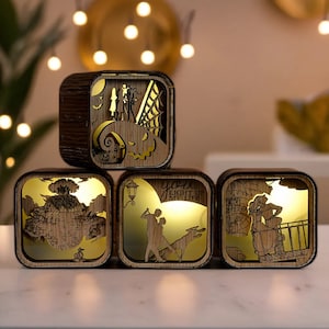 The Little Mermaid Music Box 'part of Your World' 3D Light LED Theme ...