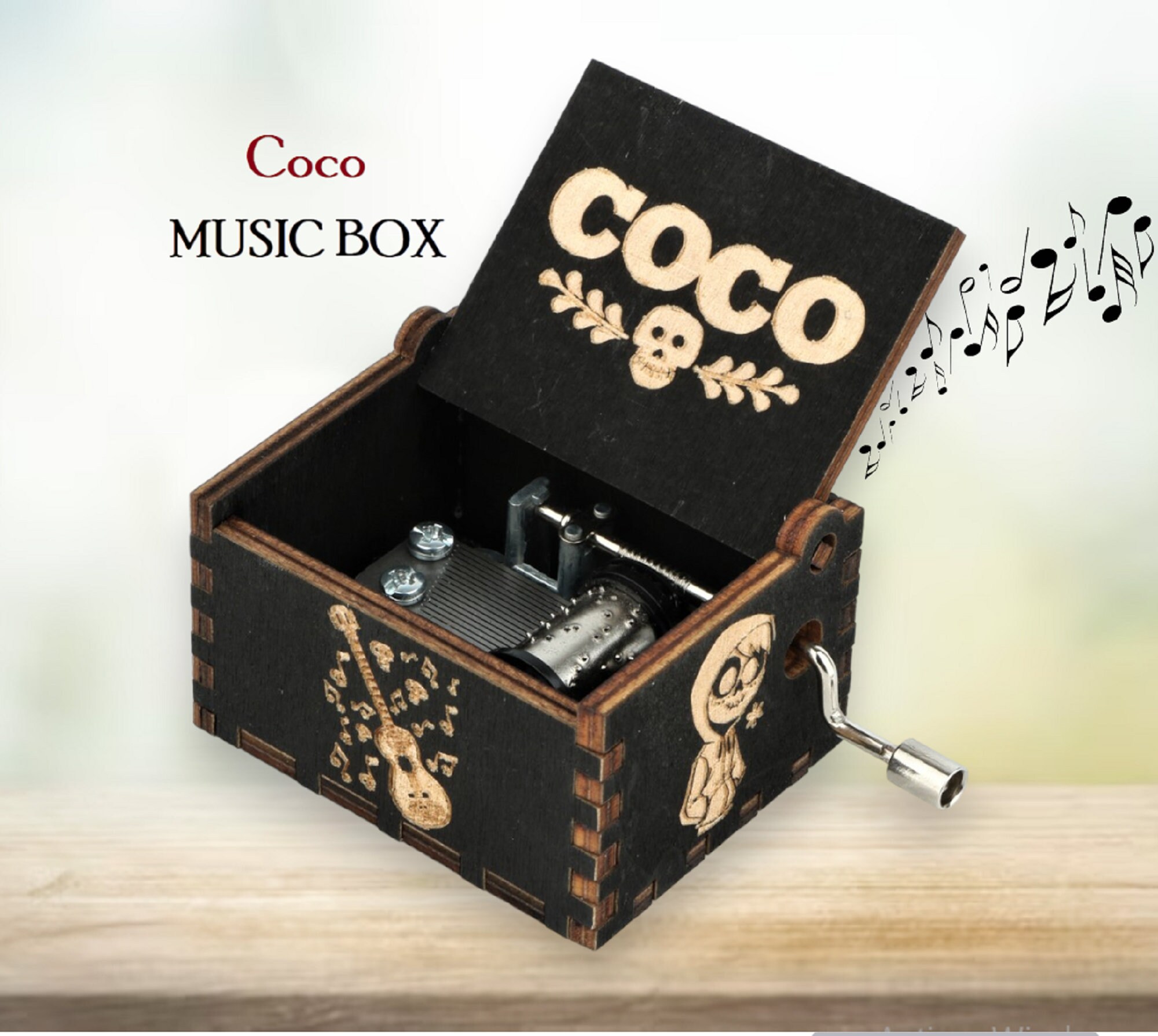 COCO Music Box ' Remember Me ' Theme Music Chest - Etsy
