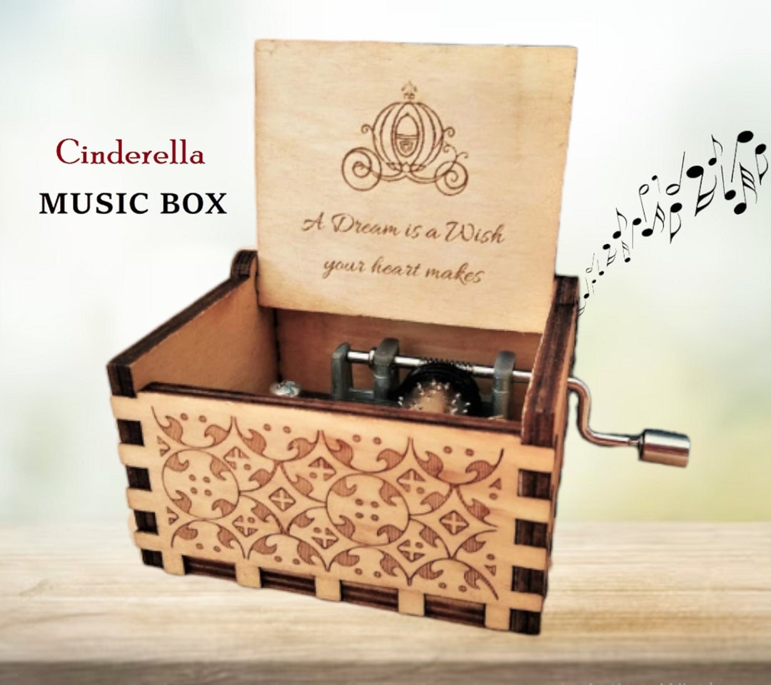 Cinderella Music Box A Dream is a Wish Your Heart Makes Theme Music ...