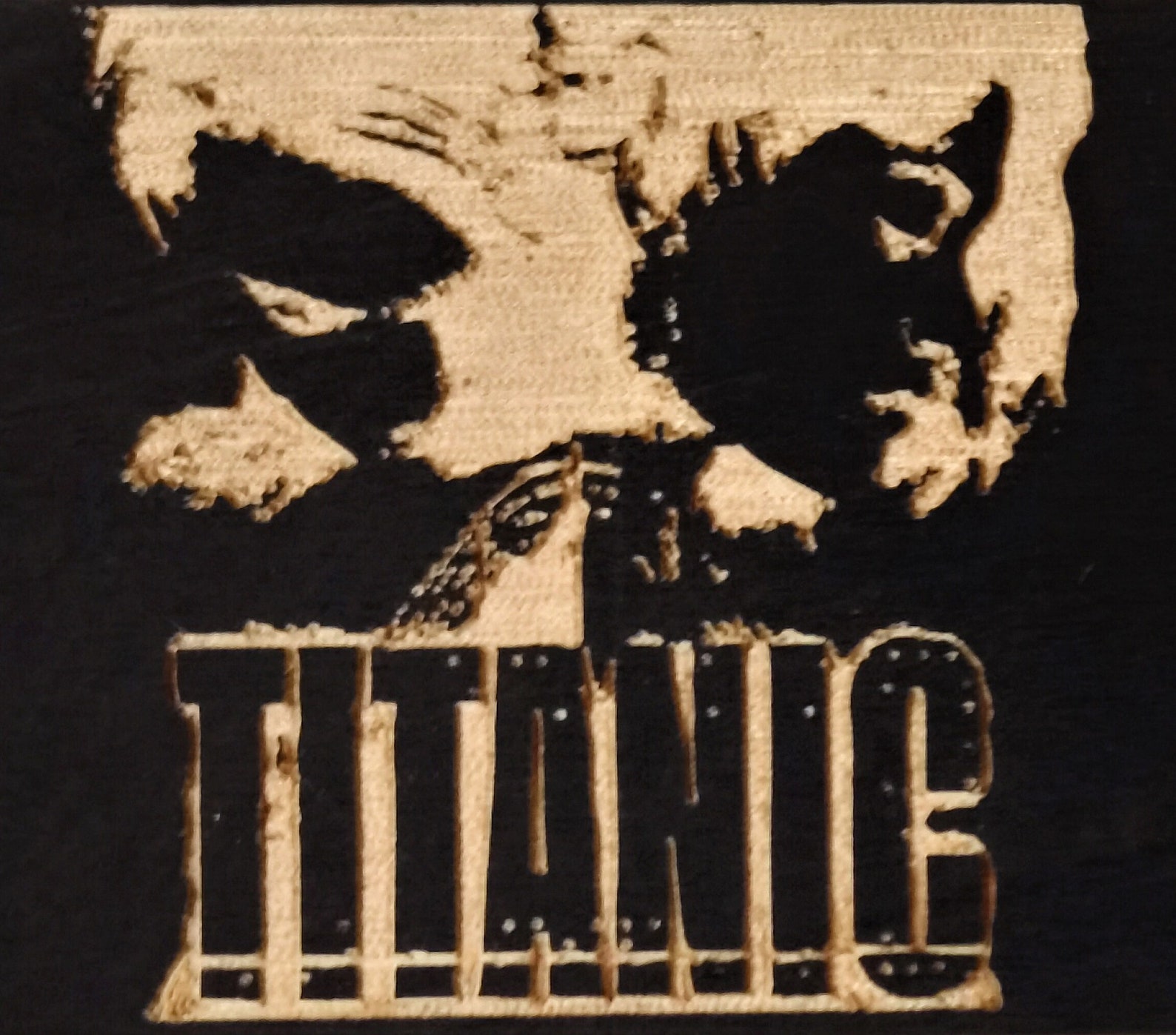 Titanic Music Box My Heart Will Go on Theme Music Chest Wooden Engraved ...