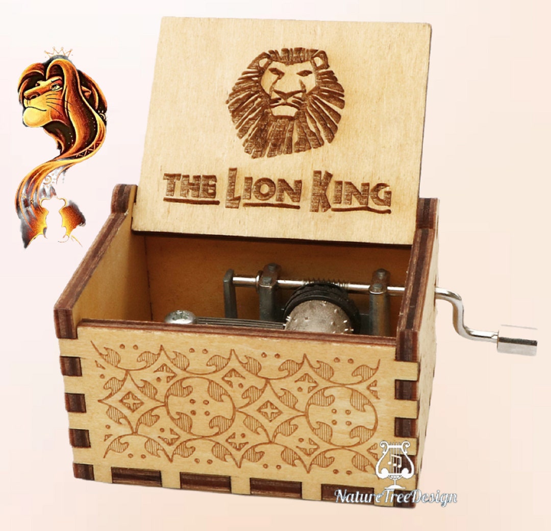 The Lion King Music Box ' the Lion Sleeps Tonight ' Theme Music Chest ...