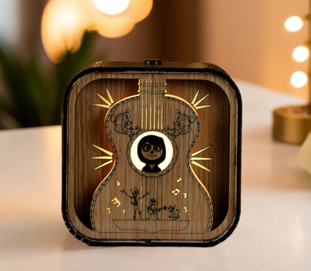 Coco Music Box 3D Light LED 'remember Me' Theme Music Chest Custom ...