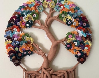 Tree of Life Macrame Wall Hanging, Boho Wall Art, Wall Decor, Birthday ...