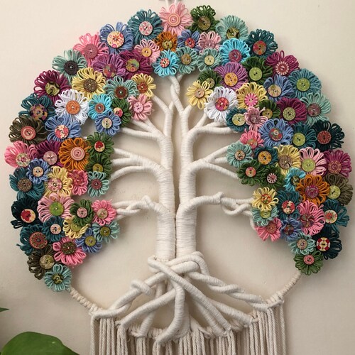 Large Tree of Life Macrame Wall Hanging Macrame Wall Art for - Etsy