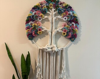 Macrame Tree of Life,boho Decor,handmade Dreamcatcher,large Macrame ...