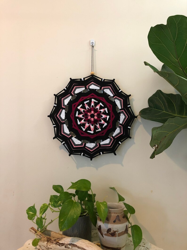 Ojos 16.5 Inch Woven Mandala Ojo De Dios Eye of God Yarn - Etsy