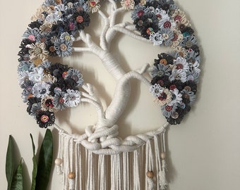 Tree of Life Macrame Wall Hanging, Boho Wall Art, Wall Decor, Birthday ...
