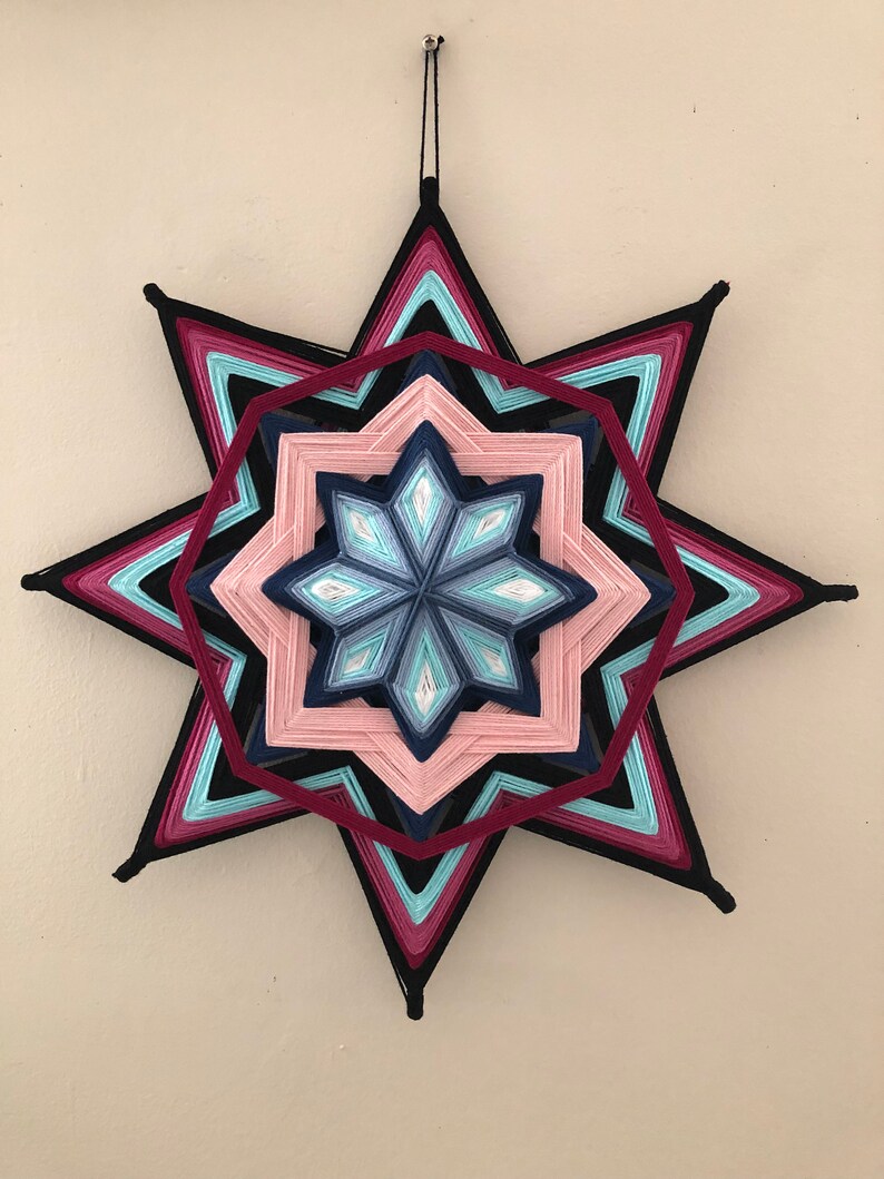 Ojos 16.5 Inch Woven Mandala Ojo de Dios Eye of God Yarn | Etsy