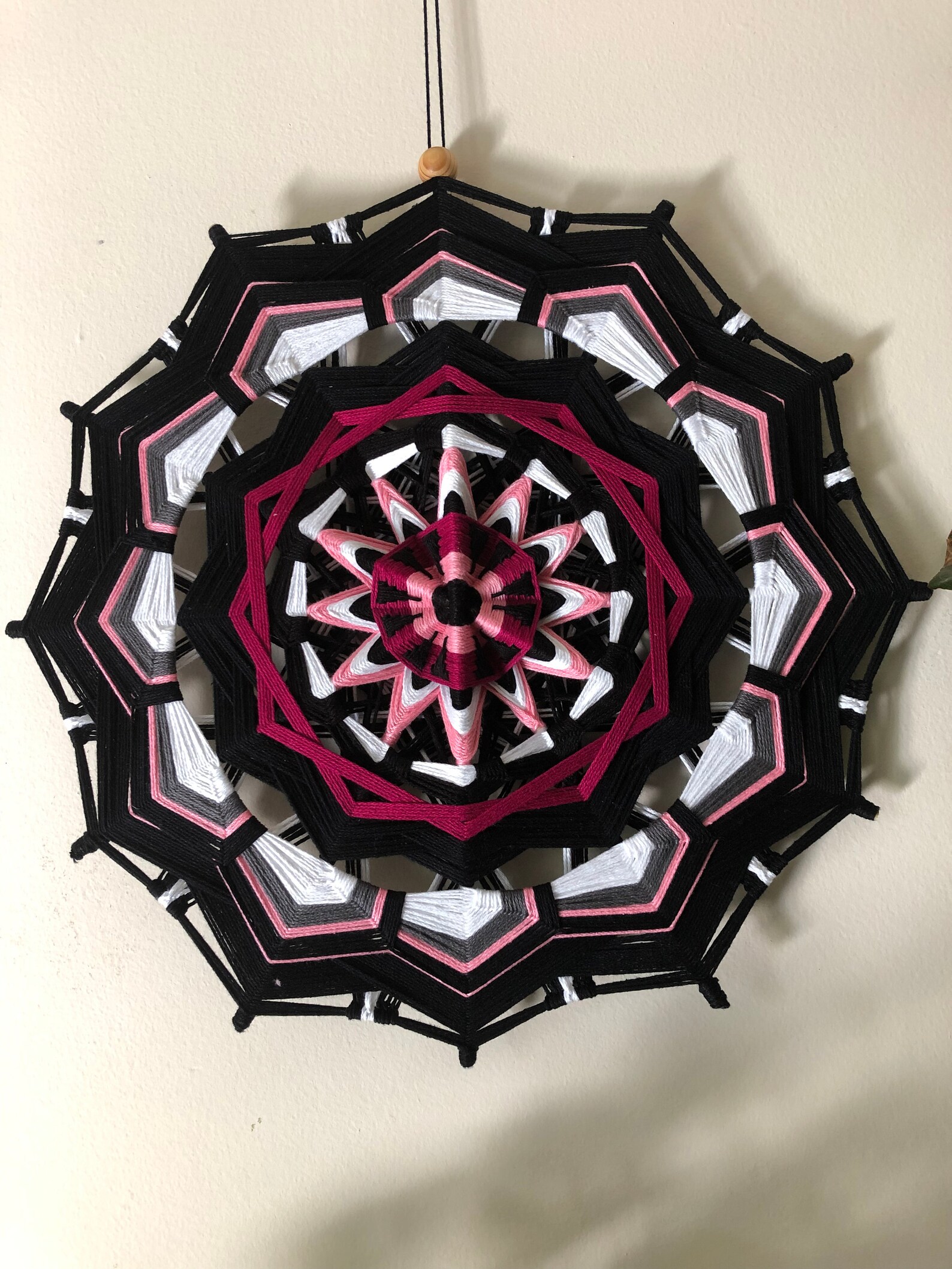 Ojos 16.5 Inch Woven Mandala Ojo De Dios Eye of God Yarn - Etsy