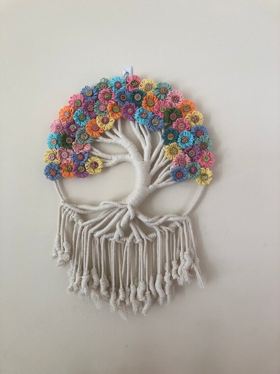 Home & Living Boho Macrame Wall Decor Gift For Her Tree of Life Macrame ...