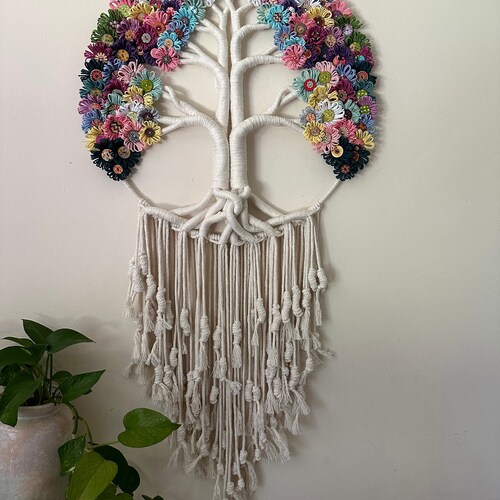 Large Tree of Life Macrame Wall Hanging Macrame Wall Art for - Etsy