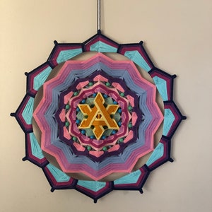 Ojos 16.5 Inch Woven Mandala Ojo De Dios Eye of God Yarn - Etsy