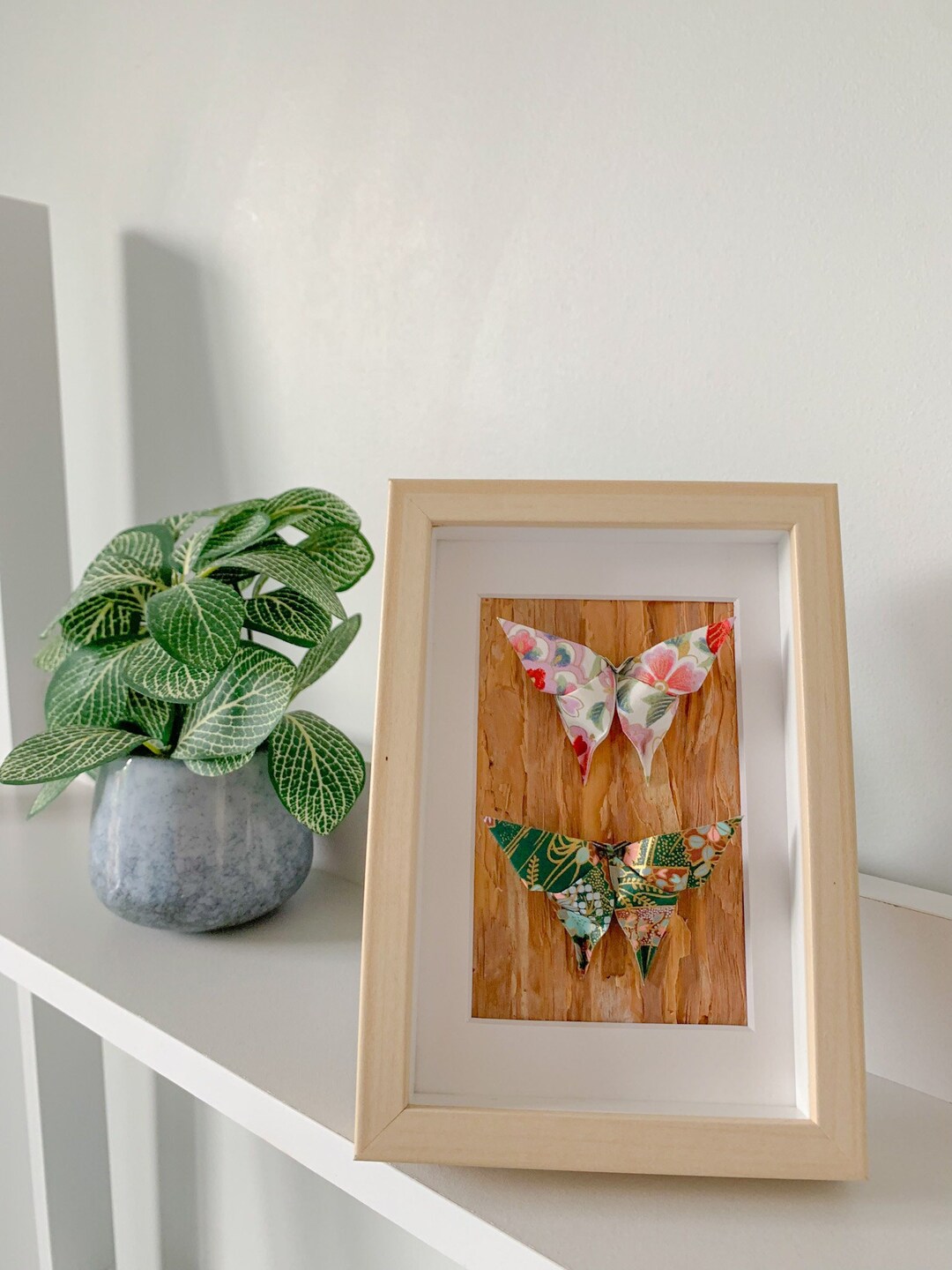 Paperbark Wood Butterfly Wall Art - Etsy