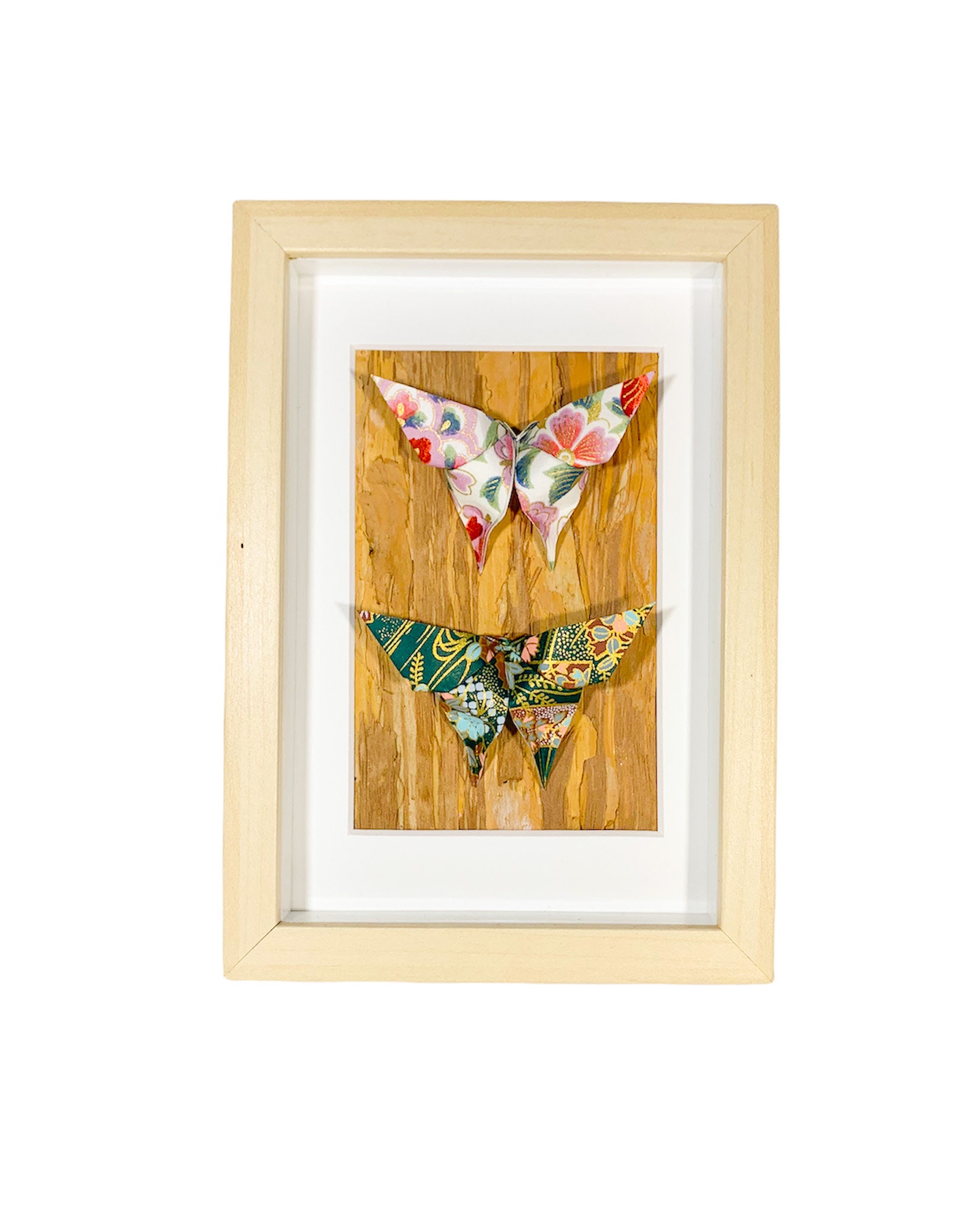 Paperbark Wood Butterfly Wall Art - Etsy