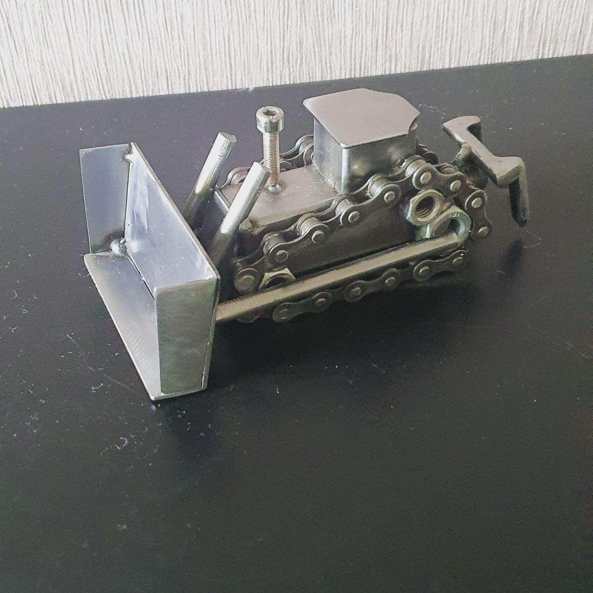 Nut and Bolt Ornement / Bulldozer / Scrap Metal Art / Nut and Bolt ...